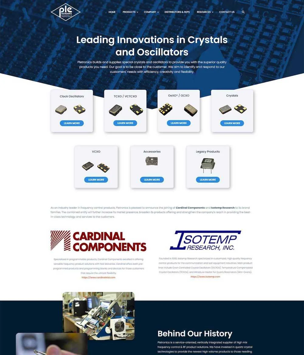 Case Study: Pletronics - Seattle & Everett Washington | FDG Web