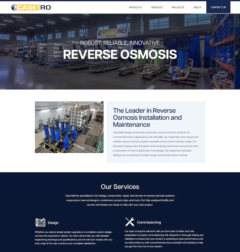 Marine & Maritime Web Design and Development Services - Seattle ...
