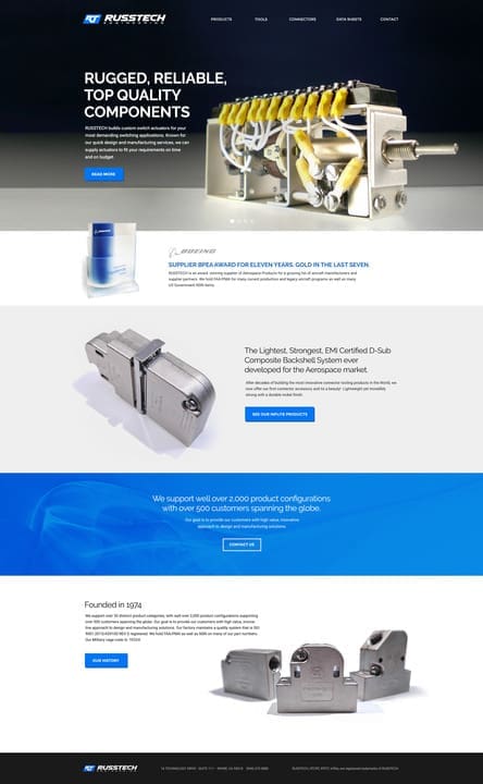 Aerospace Web Design - Seattle & Everett Washington | FDG Web